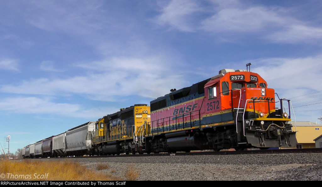 BNSF 2572 Returning to Albuquerque